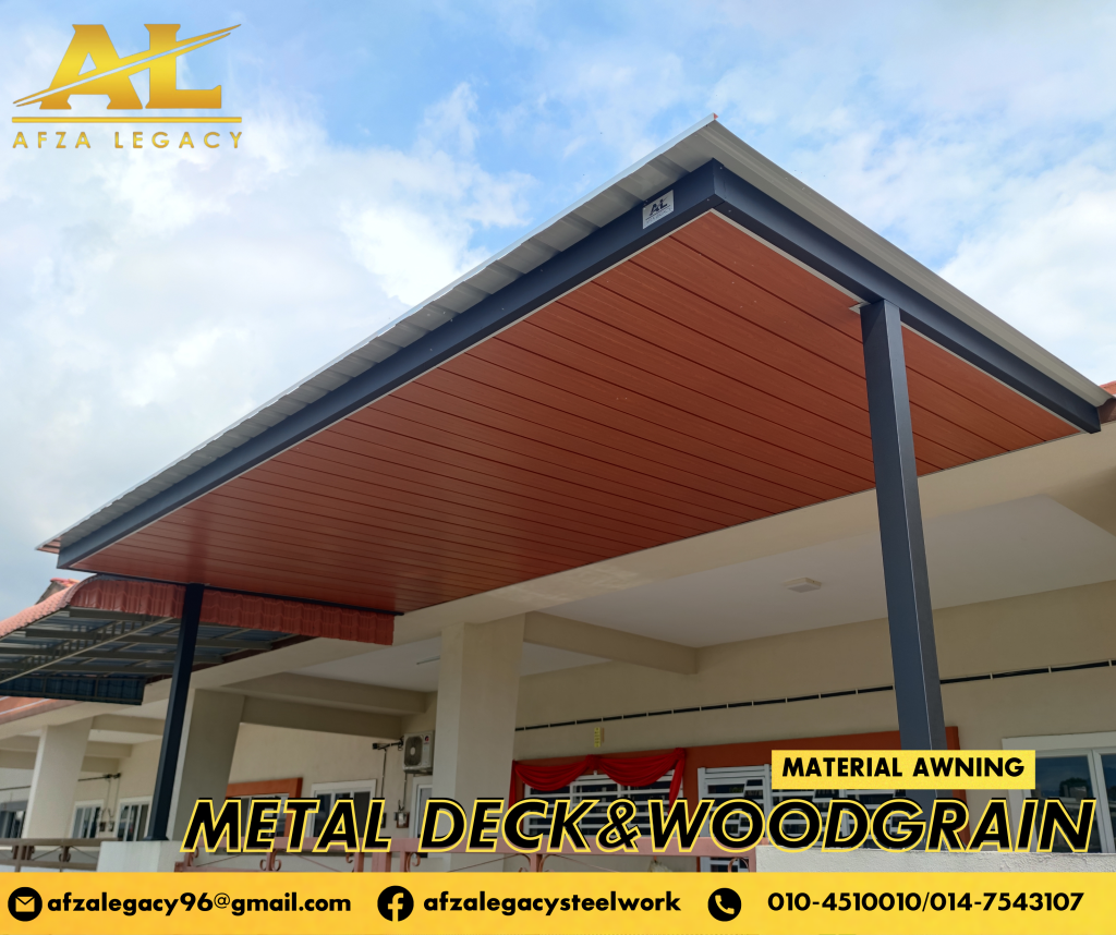 Metal Deck dan Siling Kayu Berkualiti | Afza Legacy Steelworks